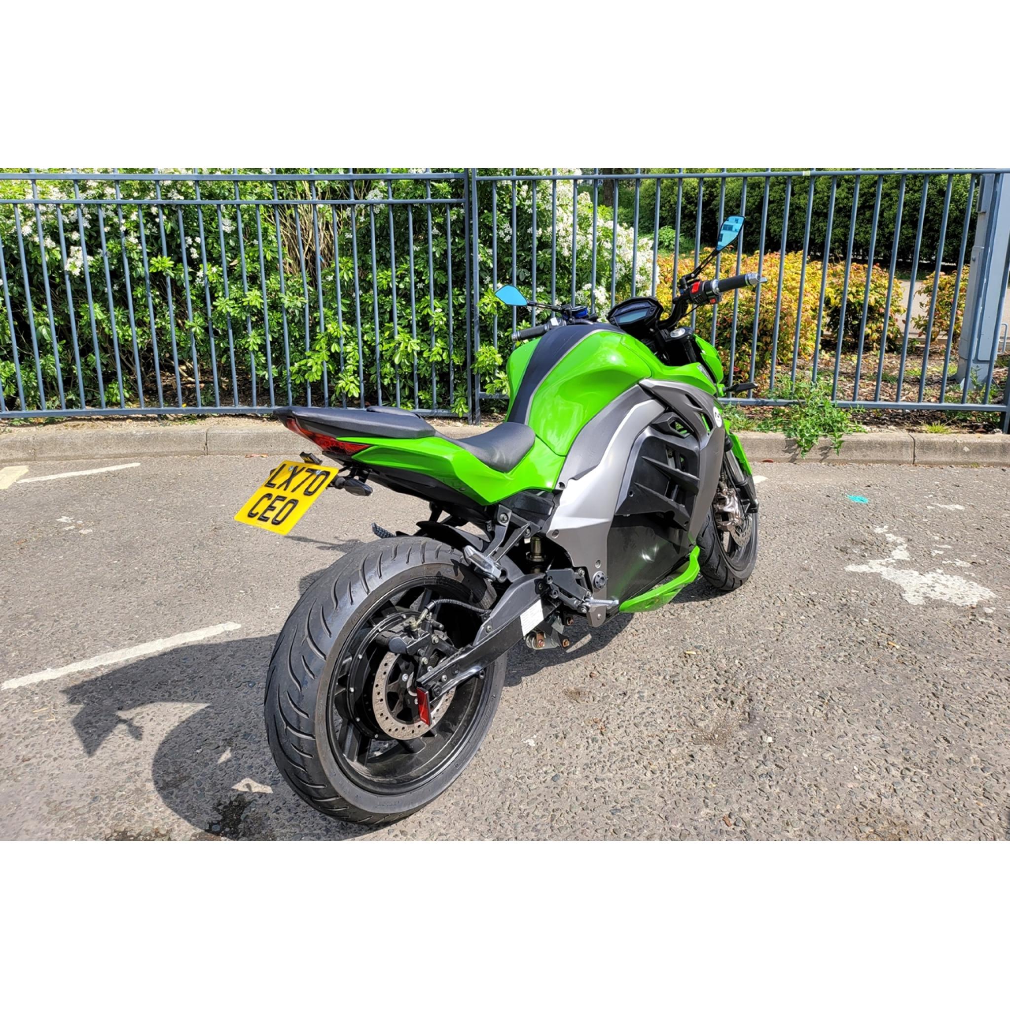 Pre-owned Macrais Z8 19kw 85mph Electric Motorcycle.